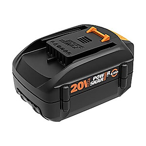 WORX WA3578 - PowerShare 20V 4.0Ah, Lithium Ion High Capacity Battery, Orange and Black