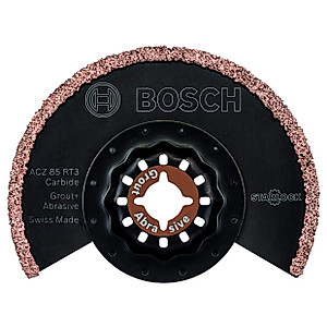 Bosch Professional 2608664484 Pack of 10 Segment Saw Blades ACZ 85 RT3 (for Mortar, Starlock, Grit 30, Diameter 85 mm, Accessories Multifunctional Tool)