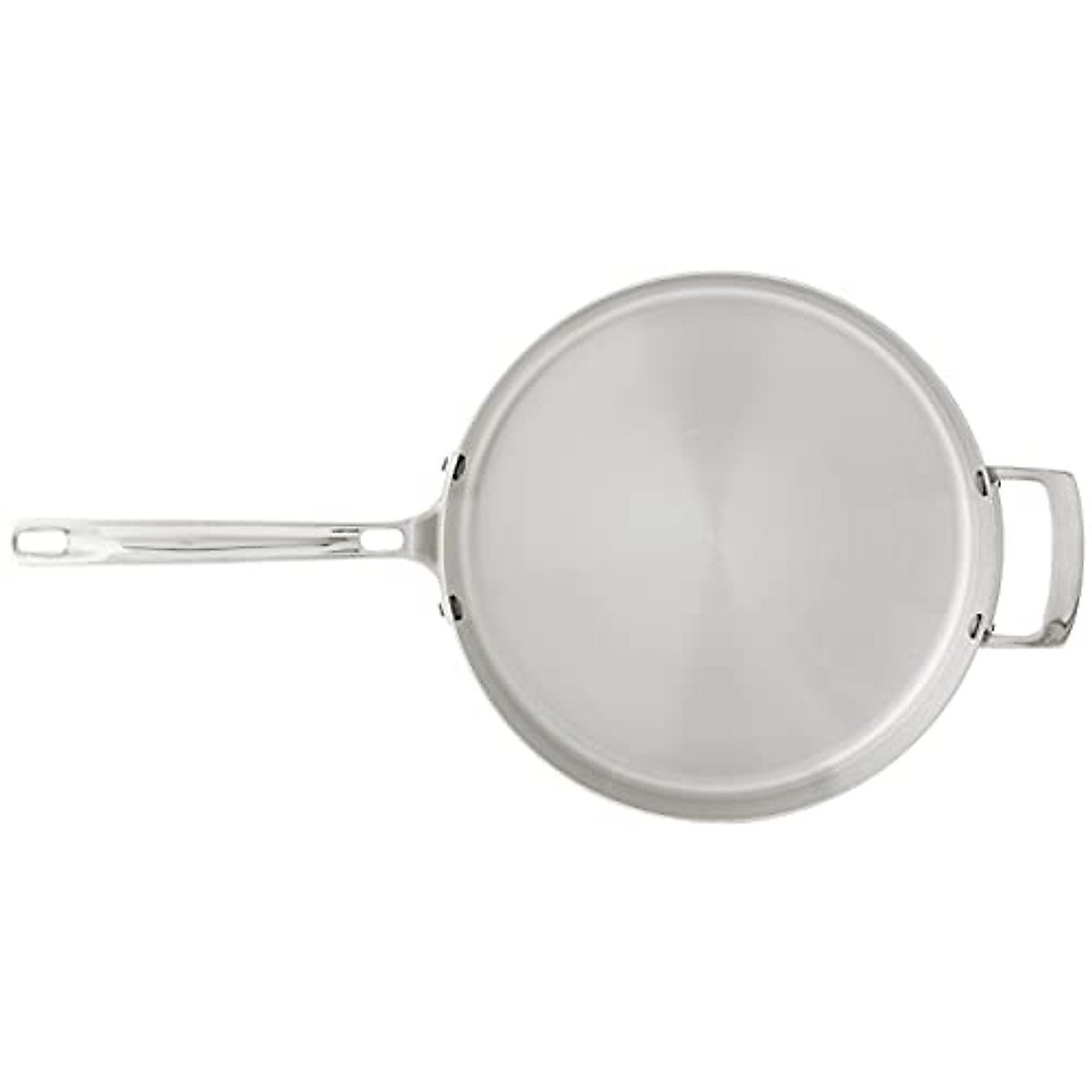 Viking Culinary Professional 5-Ply Stainless Steel Sauté Pan, 6.4 Quart, Silver