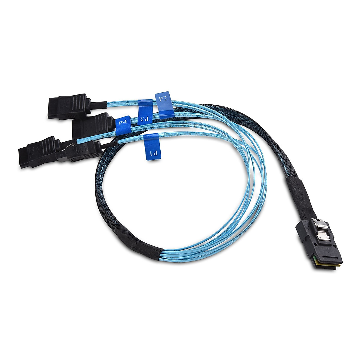 Cable Matters Internal Mini SAS to SATA Reverse Breakout Cable (SFF-8087 to SATA) 1.6 Feet