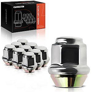 A-Premium M12-1.50 Wheel Lug Nuts Compatible with Ford Focus Dodge Grand Caravan Charger Chrysler Town & Country Honda Passport Front or Rear 10-PC Set