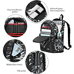 bunie School Backpack for Boys Large Bookbag Boys Backpacks Elementary Middle High School Bags Kids Cool Back Pack Children 7 8 9 10 11 12 13 14 15 16 Years Old (Black)