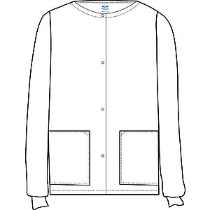 MAZEL UNIFORMS Womens Scrub Jacket Warm UP Jacket Black