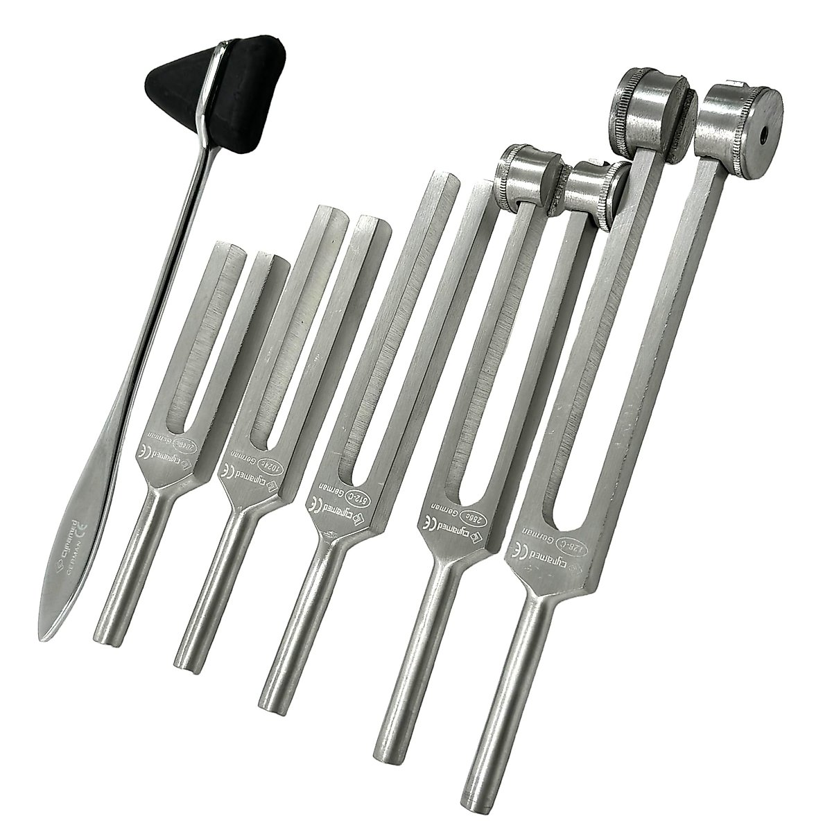 Tuning Fork Set of 5 Taylor Hammer Diagnostic Instruments CYNAMED
