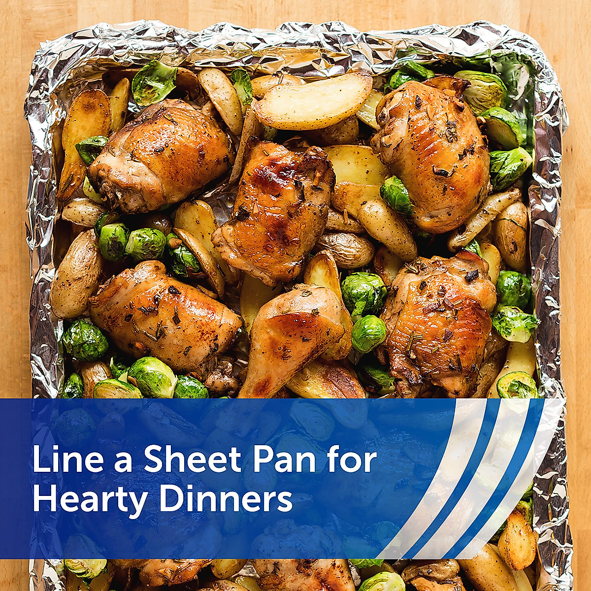 Reynolds Wrap Heavy Duty Aluminum Foil Roll, Thick Heavy Duty Foil for Added Strength and Durability, Secure Easy Open and Close Tab, 12 Inches Wide, 50 Sq. Ft.