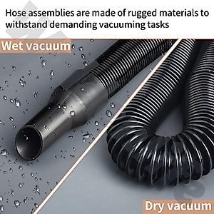 14-37-0016 Hose Assembly, Compatible With Milwaukee M18 PACKOUT Wet/Dry Vacuum Model, for 0970-20 Packout Vacuum
