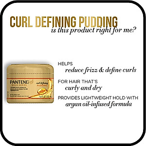 Pantene Gold Series Pudding Curl Defining 7.6 Ounce Jar (225ml) (2 Pack)