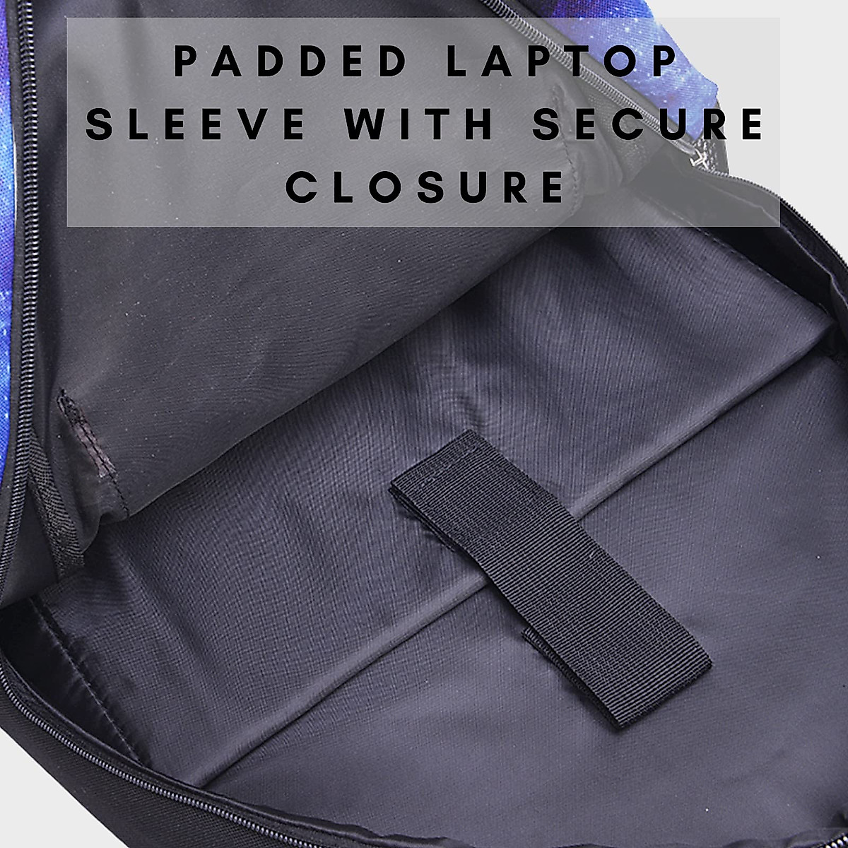 Fenrici Galaxy Backpack for Girls, Boys, Kids, Teens, 18" Durable Book Bags for Kindergarten, Elementary, Middle School Students, Standard Large Size