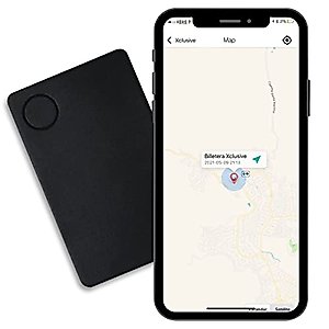 Xclusive Slim & Sleek Bluetooth Smart Card Tracker - Item Locator & Finder for Wallets, Passports & Electronic Devices & More - Waterproof GPS Wallet Tracker with Built-in 2 Year Battery