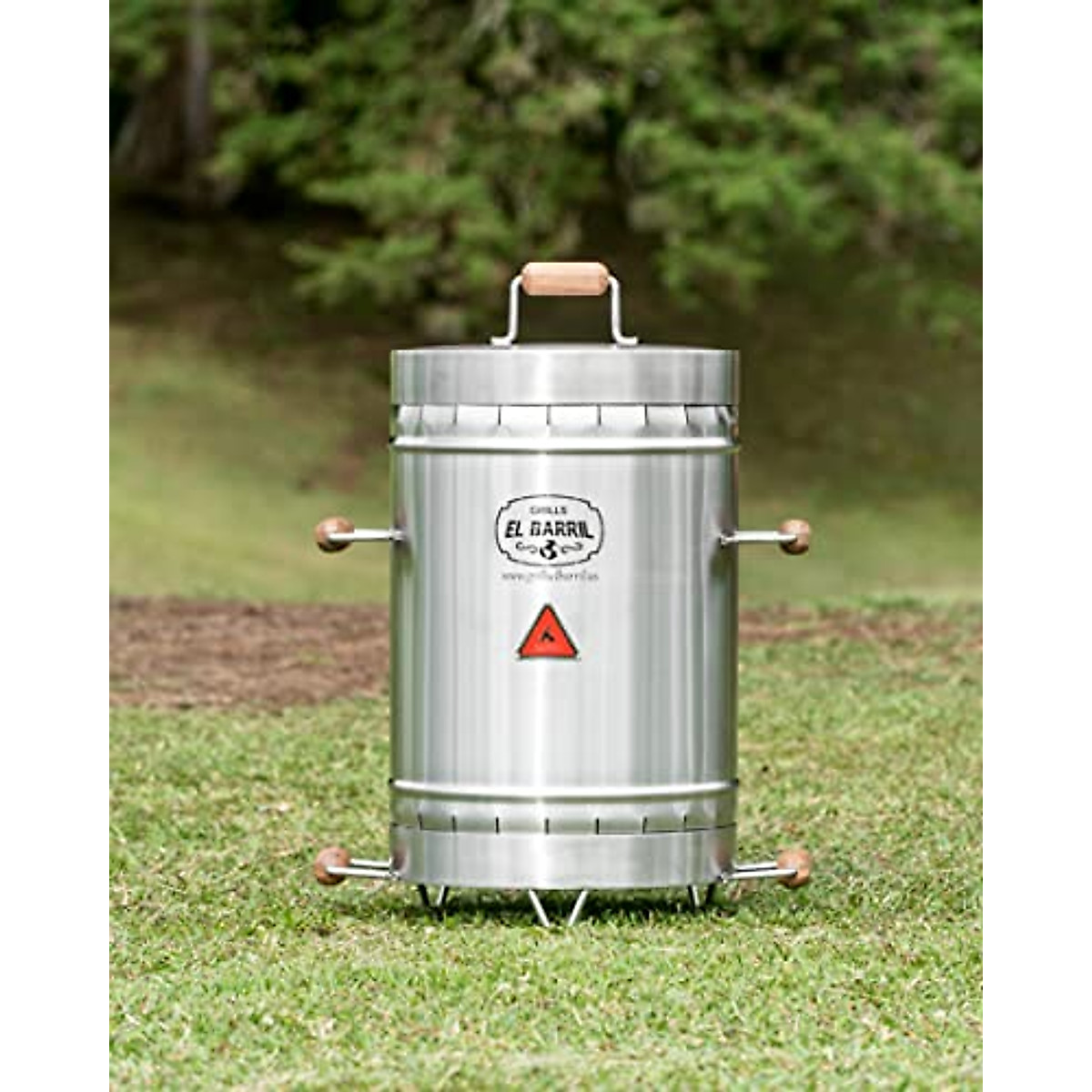 GRILLS EL BARRIL Barrel Grill in Stainless Steel (MEDIUM FULL COMBO)