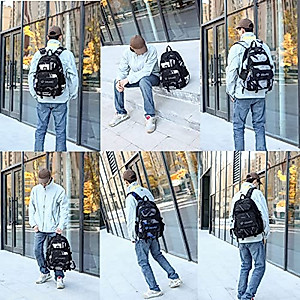 Mfikaryi Large capacity Kids Elementary School Backpack Primary Students Bookbag Knapsack for Boys