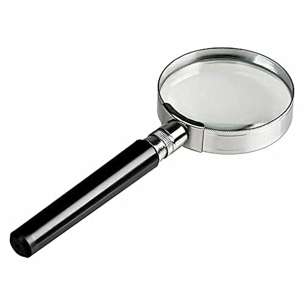10X Handheld Magnifier Magnifying Glass Handle Low Vision Aid High Magnification for Reading, Senior, Map, Inspection, Handcraft Hobby (50MM)