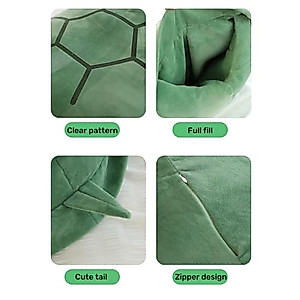 SEAHOME 40 Inch Wearable Turtle Shell Pillows,Tortoise Plush Pillow Stuffed Animal Costume Toy Funny Dress Up,Creative Gifts for Boys and Girls