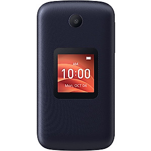Boost Mobile TCL Flip 4G LTE FlipPhone, Black - Prepaid Phone - Carrier Locked to