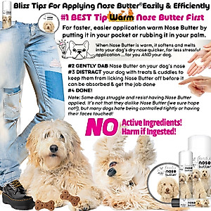 The Blissful Dog Goldendoodle Nose Butter, Versatile Dog Nose Balm for Dry Nose, Handcrafted Nose Moisturizer, Easy-to-Apply Dog Essentials, Unscented, 2 oz.