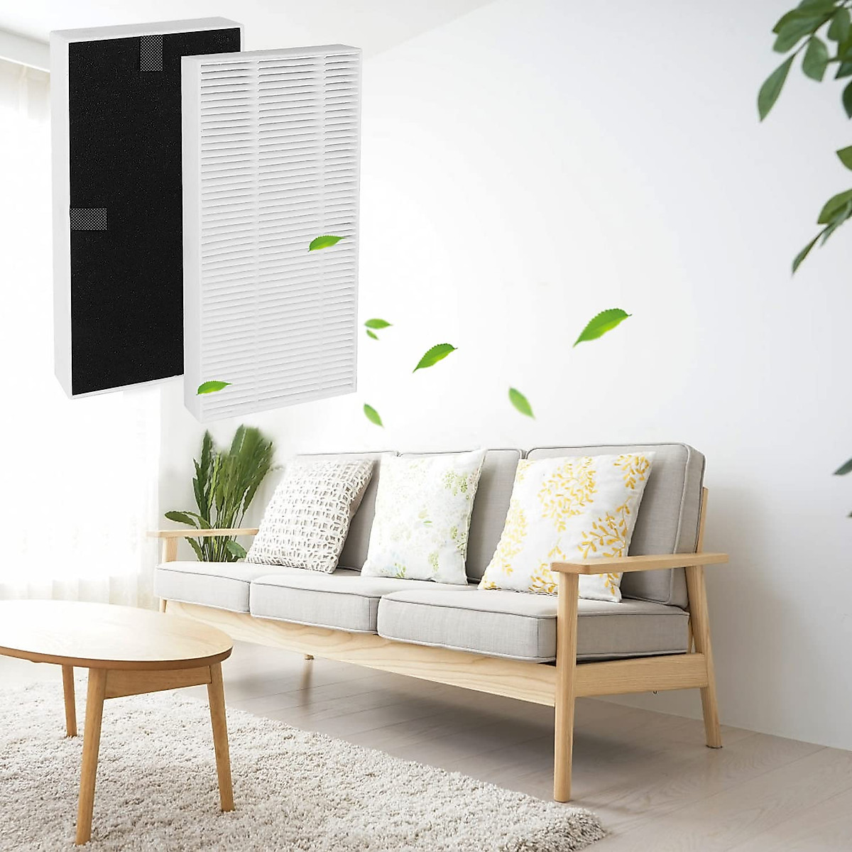 Hepa Filter Replacement for Honeywell U Filter (HRF201B) Febreze FRF102B air purifier filter Compatible with Honeywell HHT270, HHT290 Series 6 Pack