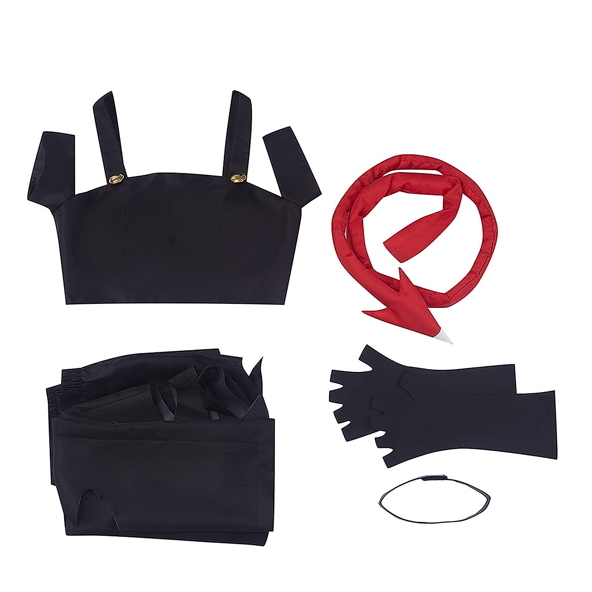 Weixu Anime Helluva Cosplay Costume Women Tail Outfit Suit Halloween Carnival Party Suit S