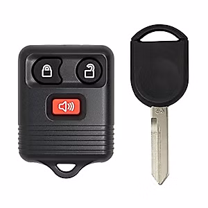 Keyless2Go Replacement for Keyless Entry Car Key Fob Vehicles That Use 3 Button CWTWB1U331, with New Uncut 80 Bit Transponder Ignition Car Key H85