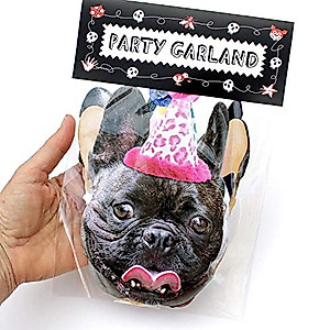 French Bulldog Garland, frenchie dog birthday party decoration banner, Made in USA, Best Quality
