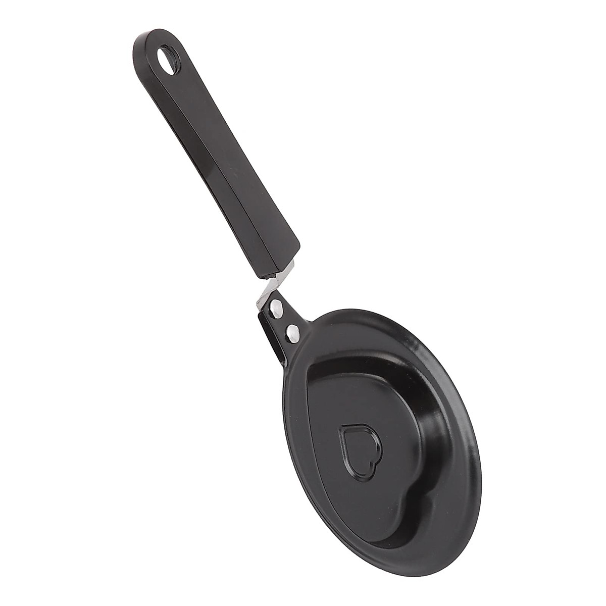 plplaaoo Mini Egg Pan,Egg Frying Pan, Non Stick Egg Cooker Pan,Nonstick Egg Frying Pan Innovative Korean Breakfast Pot DIY Mini Breakfast Omelette Pan Mold(heart-shaped)