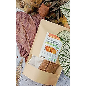 Pufa Great Emperor shop Premium Indian Almond Leaves Medium Catappa for Betta Fish & Shrimps|Best / Shrimp |Indian Almonds Naturally sourced Help Boost immunity 65g.