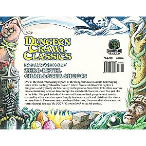 DCC RPG 0-Level Scratch Off Character Sheets