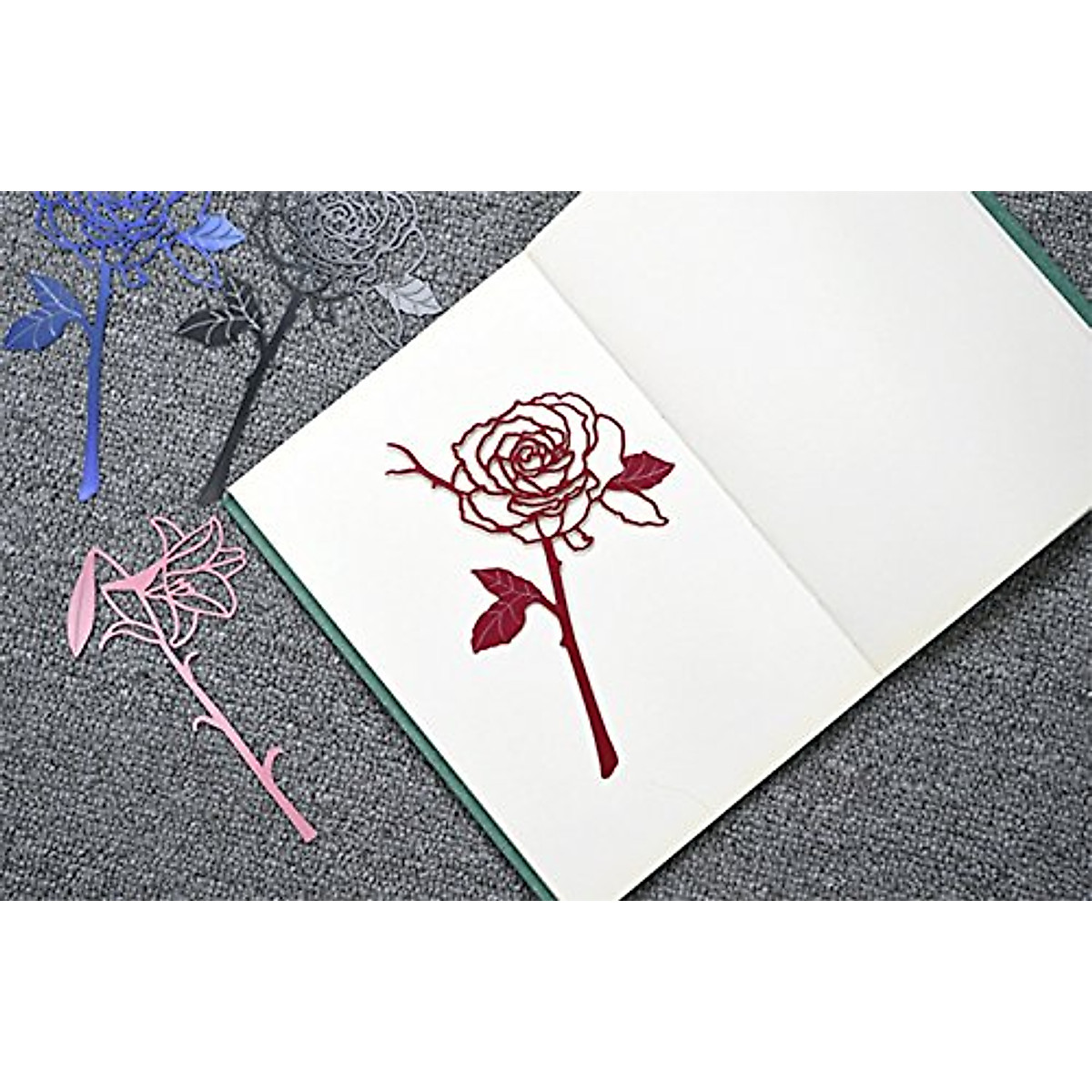 Nework Rose Bookmark Delicate Metal Nice Bookmark