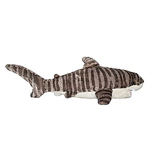 Wild Republic Tiger Shark Plush, Stuffed Animal, Plush Toy, Gifts for Kids, Cuddlekins 13 Inches