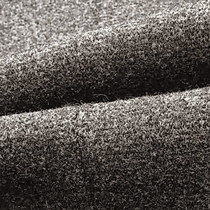 Men Casual Wool Blend Suit Blazer Herringbone Tweed Two Button Business Jacket Lightweight Wedding Sport Coat (Brown,4X-Large)