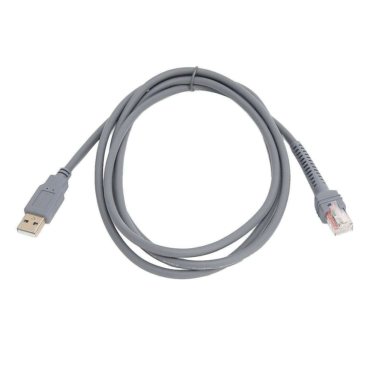 LS2208 Barcode Scanner Cable, USB Scan Cable for LS2208AP LS1203 LS4208 DS6707 DS6708, Plug and Play, Barcode Scanner Data Cable with 2 Meter Cable Length