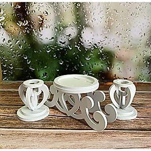 Unity Candle Holder-Unity Candle Stand-Unity Candle Holder Set-Pillar Candle Holder-Wedding Gift -Ceremony Decoration-Wedding Centerpiece