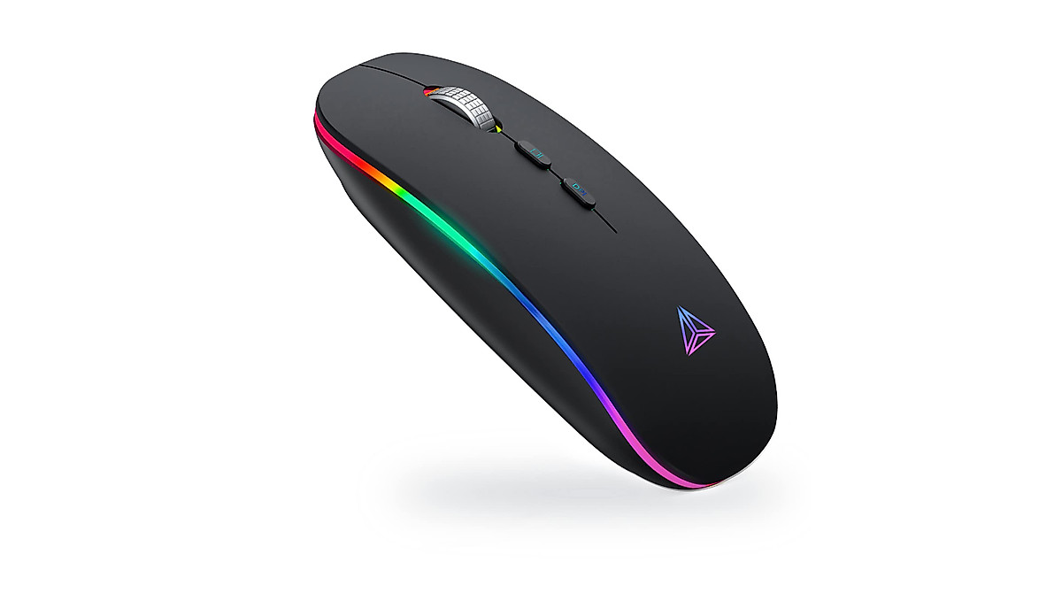 Uineer Bluetooth Rechargeable Mouse - Silent & Colorful