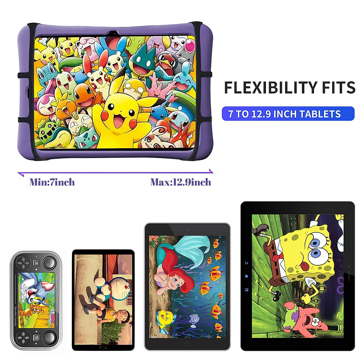 Yessotech Tablet Holder for Car,Ipad Holder for Car Back Seat,Adjustable Headrest Tablet Holder,Ipad Car Mount Compatible with 7-12.9" Tablets ipad for Kids Women Man