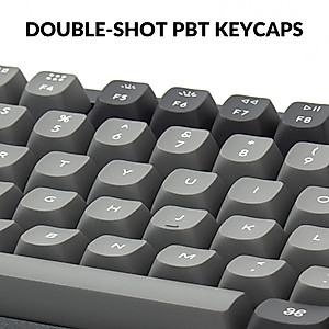 Keychron Q6 Wired Custom Mechanical Keyboard Knob Version, Full-Size QMK/VIA Programmable Macro with Hot-swappable Gateron G Pro Red Switch Double Gasket Compatible with Mac Windows Linux (Grey)