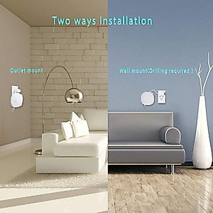 Koroao Outlet Holder Mount Only for Samsung SmartThings Hub 3rd Generation GP-U999SJVLGDA - Easy Installation and No Cord Clutter