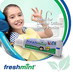 144 Tubes of Freshmint® 0.85 oz. Kids Fluoride-Free Toothpaste Bubble Gum Flavor