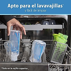 Dr. Brown's Natural Flow® Anti-Colic Options+™ Wide-Neck Bottle Essentials Gift Set with Breast-Like Nipple,100% Silicone HappyPaci™ Pacifier and Baby Bottle Travel Caps