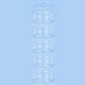 PH PandaHall 2 Sets 5 Layer Cylinder Stackable Bead Containers 15ml Plastic Round Clear Storage Organizer Box with Screw Lid for Make Up, Eye Shadow, Nails, Powder, Gems, Beads, Jewelry, Small Items
