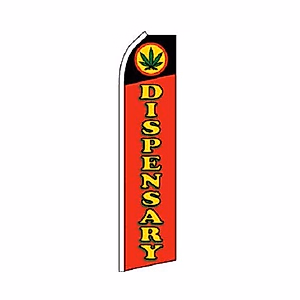 Dispensary SWOOPER Flag (Mount and Poles are Not Included)
