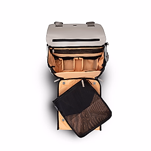 PAPERCLIP Willow in Mushroom, Baby Backpack Diaper Bag, Baby Bag with Changing Station, Diaper Bag for Two Kids, Panaleras Para Bebe