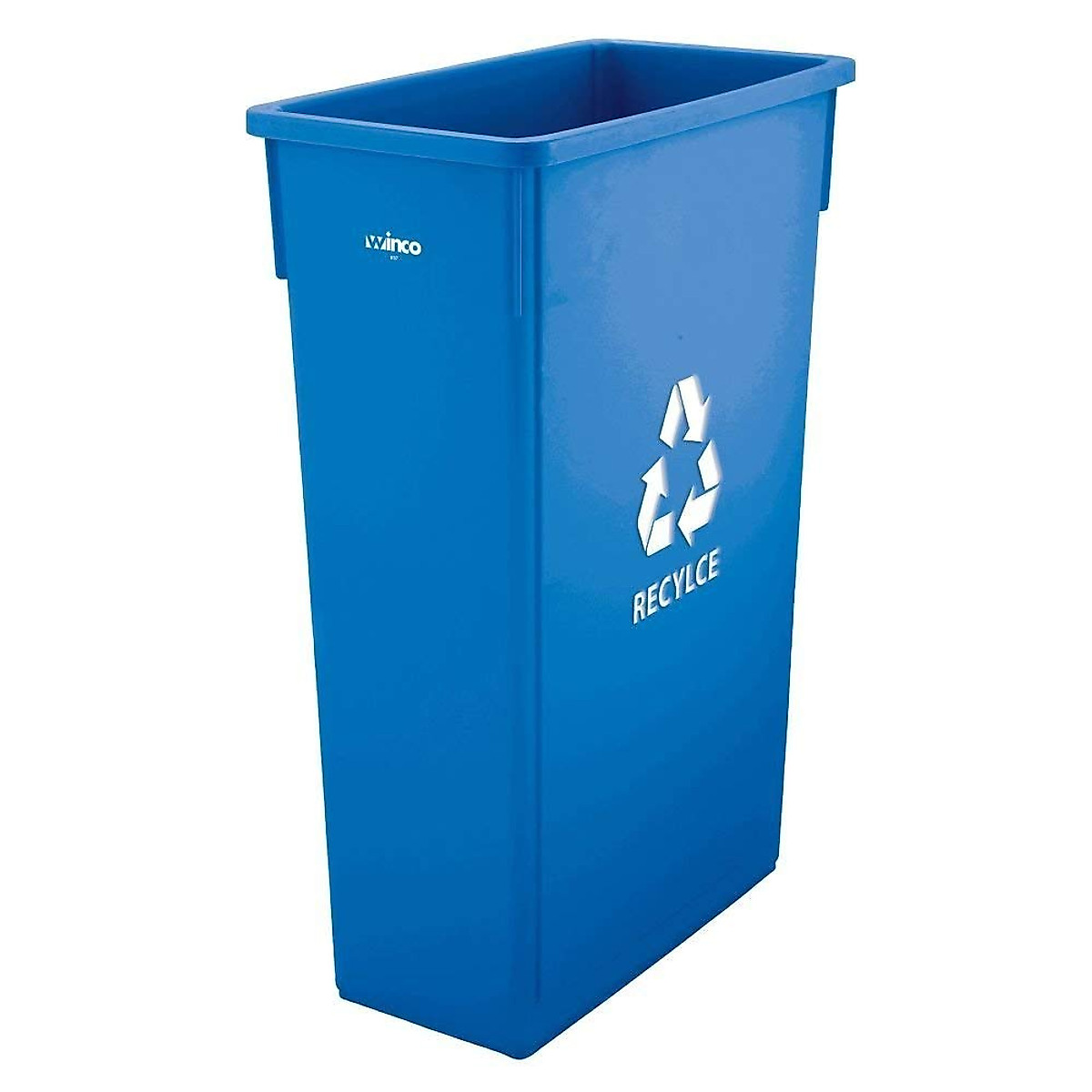 Winco PTC-23L Blue Recycling Container