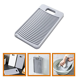 Cabilock Washing Washboard Hangable Plastic Washboard Washing Board Cleaning Laundry Washboard Household Non-slip Washboard Scrubbing Board for Laundry Hand Wash