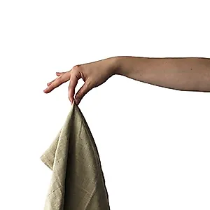 IPPINKA Nawrap Organic Cotton Face Towel, Durable, Absorbent and Quick-Dry, Green