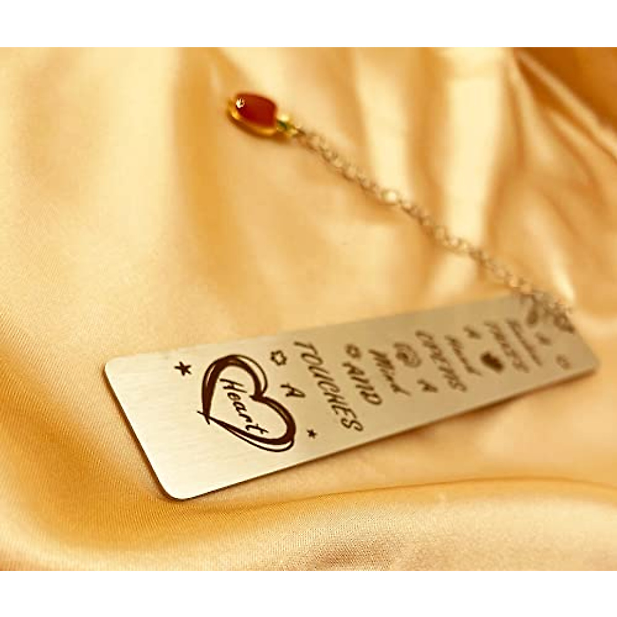 Teacher Bookmark Gift from Student Teachers Appreciation Week GIF Bookmarks for Teachers Appreciation Thank You Gifts for Teachers Book Lovers Christmas Birthday Gifts