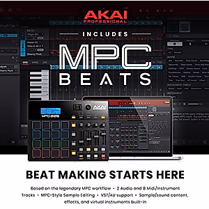 AKAI Professional MPD226 - USB MIDI Controller with 16 RGB MPC Drum Pads, Fully-Assignable Production-Ready Controls, and Production Software Package