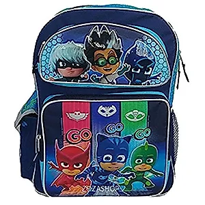 PJ Masks Backpack 12" Boys Catboy Owlette Gekko School Backpack Toddler Backpack