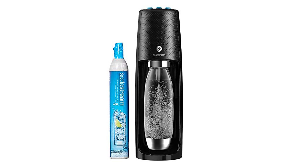 SodaStream Fizzi One Touch Sparkling Water Maker – Effortless Fizz