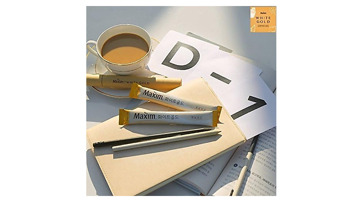 Maxim White Gold Instant Coffee - 100 Packs