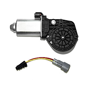 Power Window Lift Motor Replacement Compatible with 2000-2005 Ford Excursion 2000-2010 Ford F250 F350 Super Duty Window Lift Motor Front Left Position Replace # 742-260