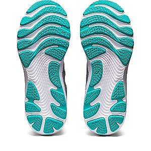 ASICS Women's Gel-Cumulus 24 Running Shoes, 5.5, Piedmont Grey/Lavender Glow